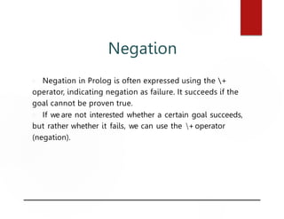 An introduction to Prolog language slide | PPTX
