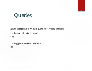 An introduction to Prolog language slide | PPTX