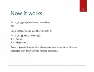 An introduction to Prolog language slide | PPTX