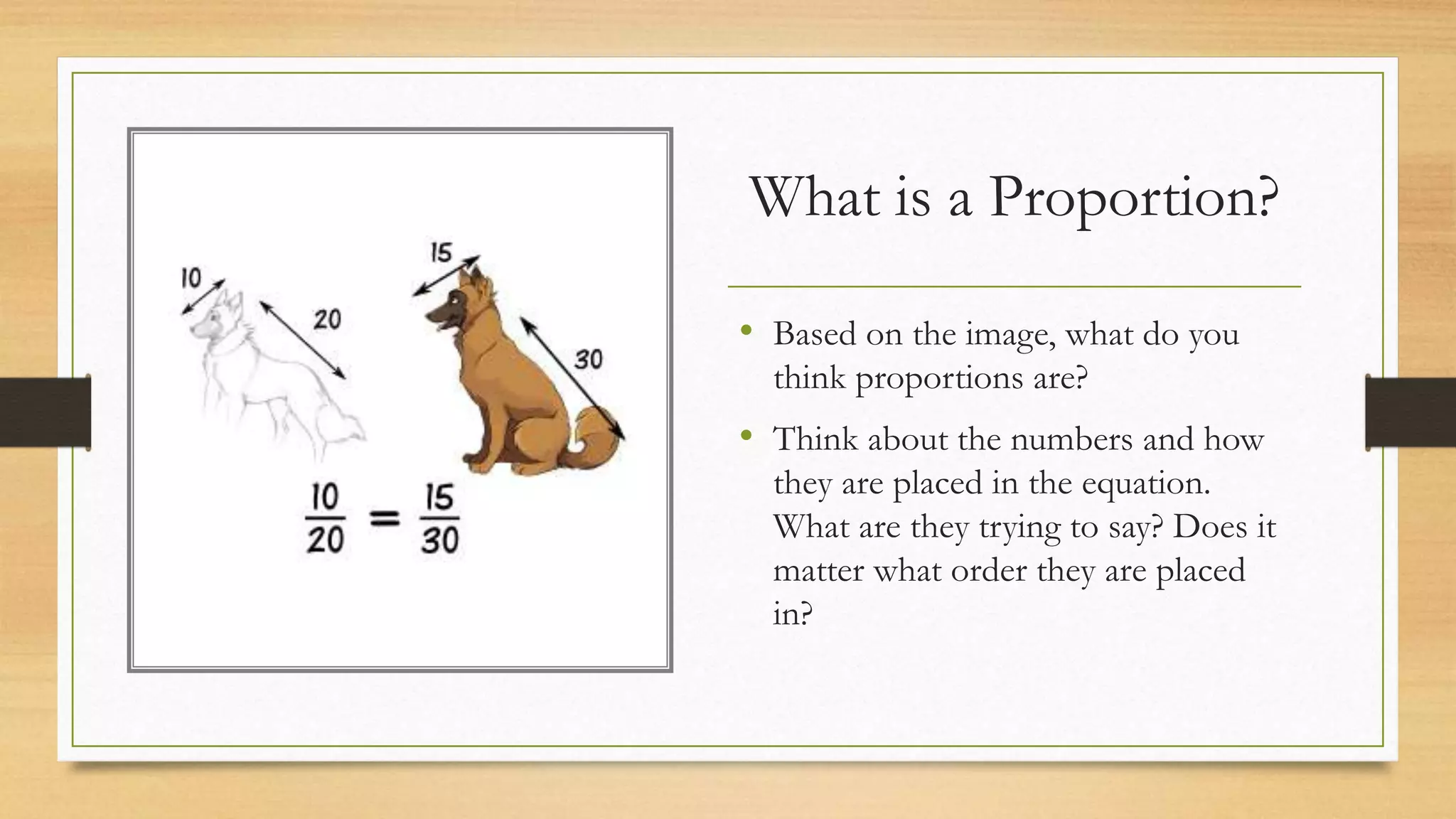 Intro to proportions | PPTX | Desserts and Baking | Food & Drink