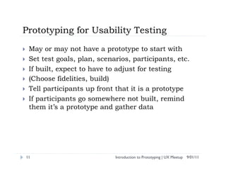 Introduction to prototyping | PDF