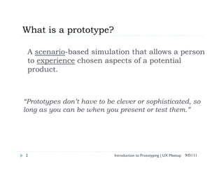 Introduction to prototyping | PDF