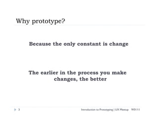 Introduction to prototyping | PDF