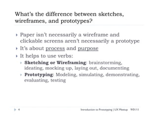 Introduction to prototyping | PDF