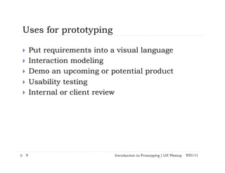 Introduction to prototyping | PDF