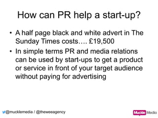 Intro to PR presentation for start-ups | PPT
