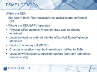 An Introduction to the Pharmacovigilance System Master File | PDF