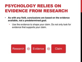 Intro to psychological research cell phones | PPT