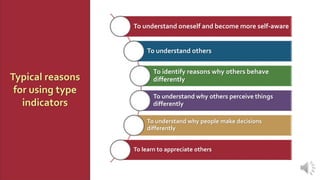 Intro to Psychological Type Indicator (PTI), a Jungian Assessment | PDF