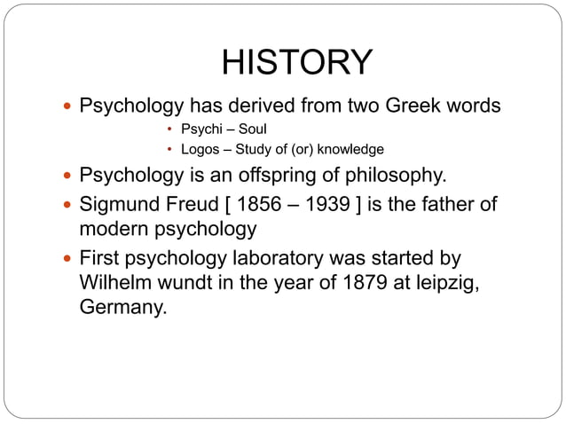 Intro to psychology | PPTX