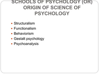 Intro to psychology | PPTX