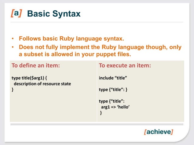 Introduction to Puppet Scripting | PPTX
