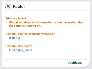 Introduction to Puppet Scripting | PPTX