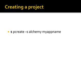 Intro to Pylons / Pyramid | PPT