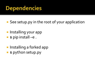 Intro to Pylons / Pyramid | PPT