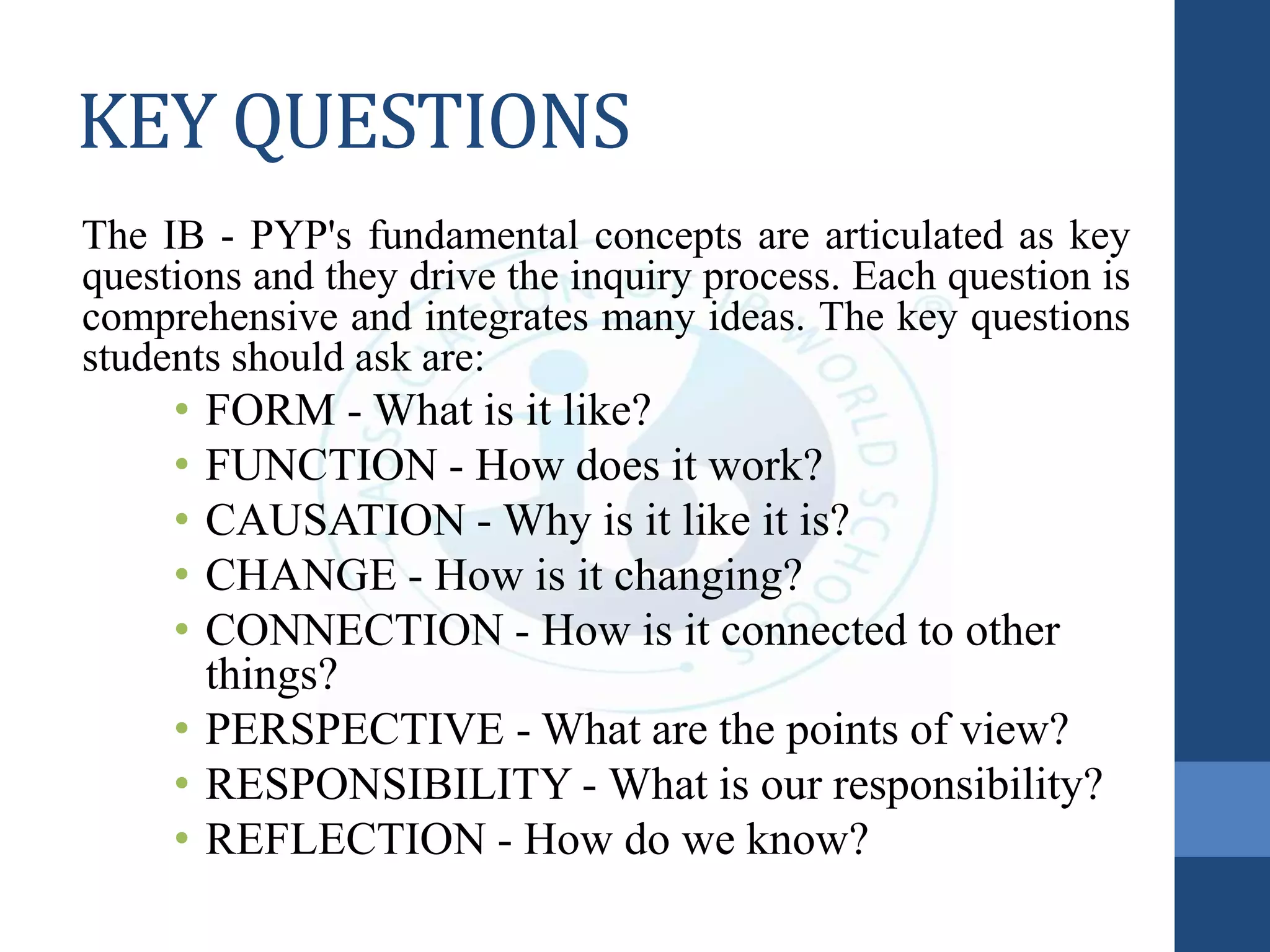 IB PYP Intro for teachers | PPTX
