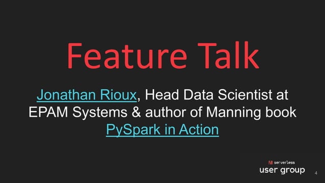 Intro to PySpark: Python Data Analysis at scale in the Cloud | PDF ...