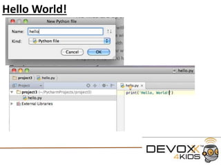 Introduction to Python - Training for Kids | ODP