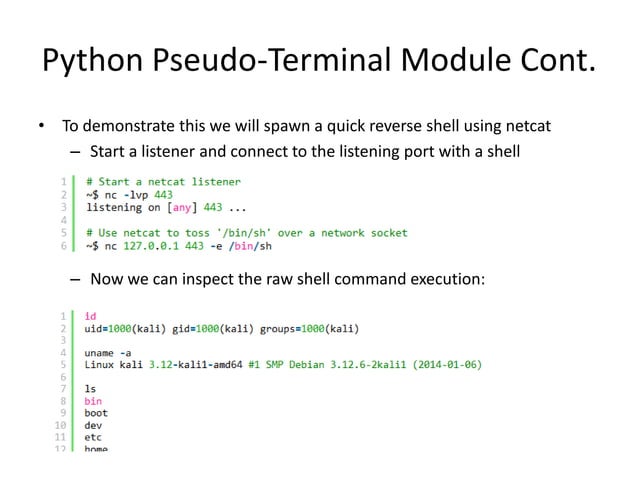 Introduction to Python for Security Professionals | PPT