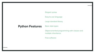 Introduction To Python | PPT