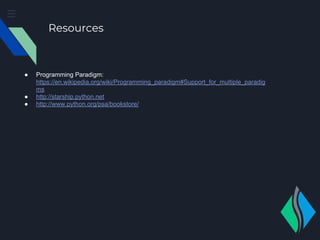 Introduction to python | PPT