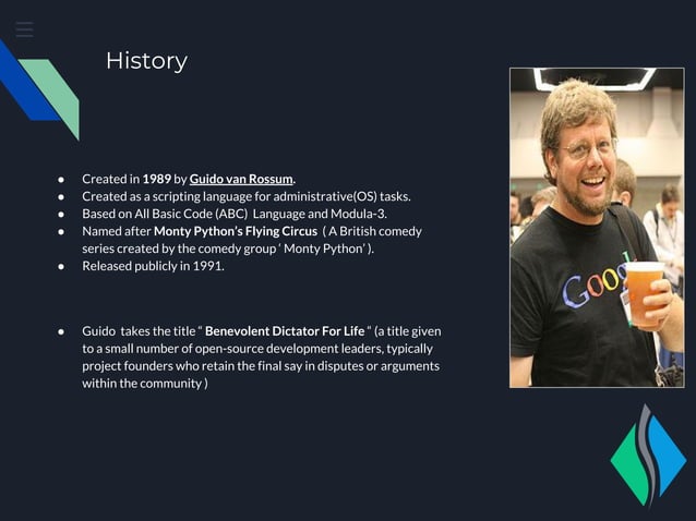 Introduction to python | PPT