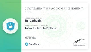 Introduction to Python | PPT