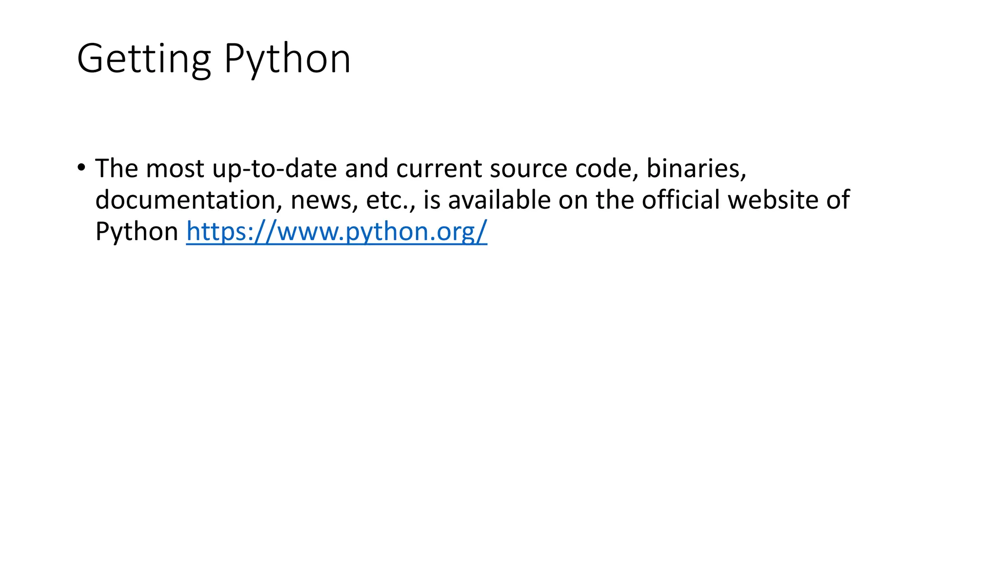 Intro To Pythonpptx Programming Languages Computing