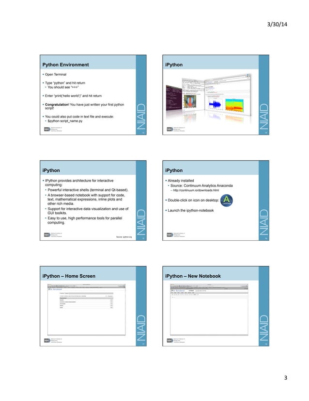 Intro to Python programming and iPython | PDF