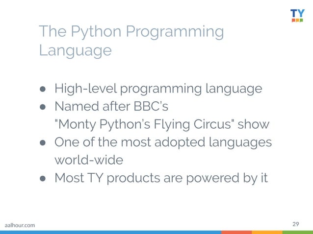 Intro to Python for Non-Programmers | PPT