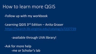 Intro to qgis workshop | PPTX