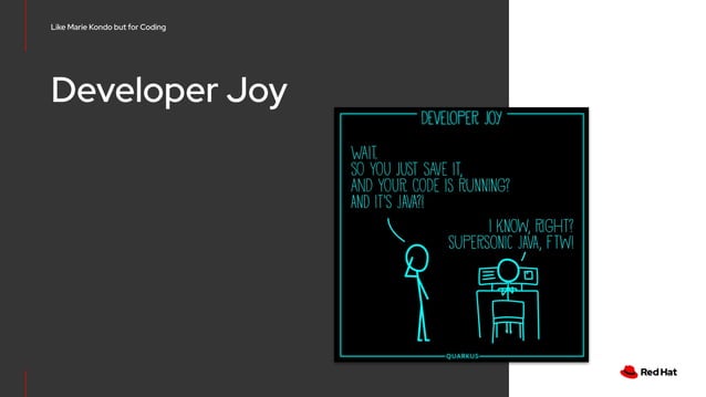 Meet Quarkus: A Mostly Code Introduction to Supersonic, Subatomic Java | PPT