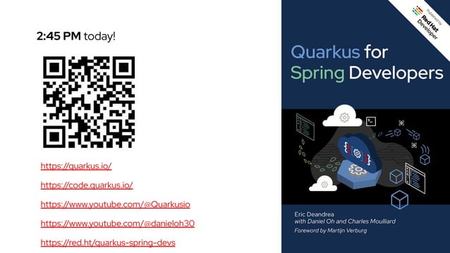 Meet Quarkus: A Mostly Code Introduction to Supersonic, Subatomic Java | PPT