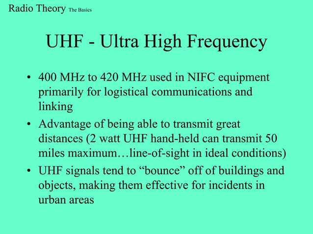 Introduction To Radiotheory Radio Wave Propagation Ppt