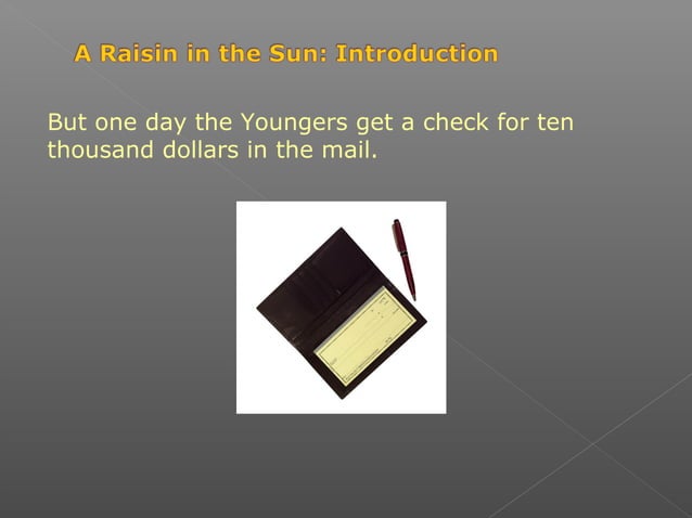 Intro to raisin in the sun ppt