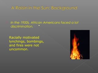 Intro to raisin in the sun ppt | PPT