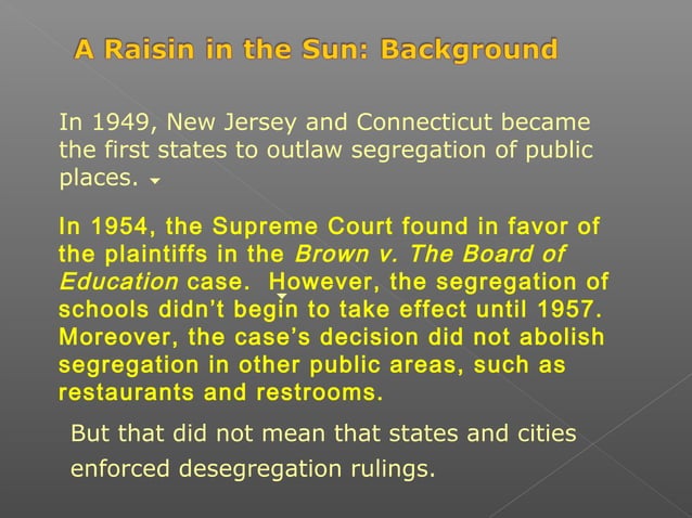Intro to raisin in the sun ppt | PPT