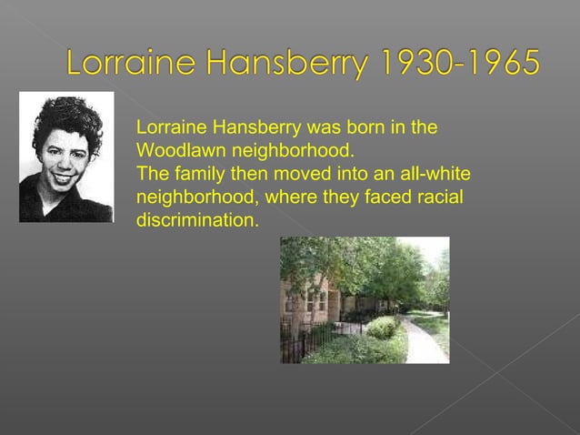 Intro to raisin in the sun ppt