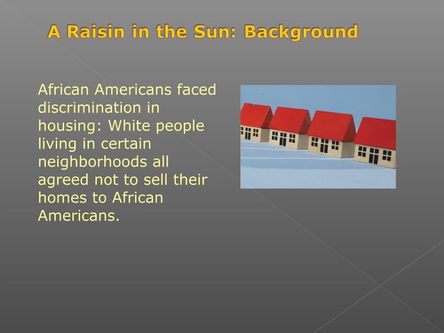 Intro to raisin in the sun ppt | PPT