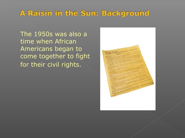 Intro to raisin in the sun ppt | PPT