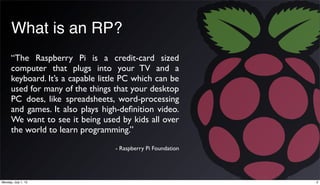 Intro to raspberry_pi | PPT