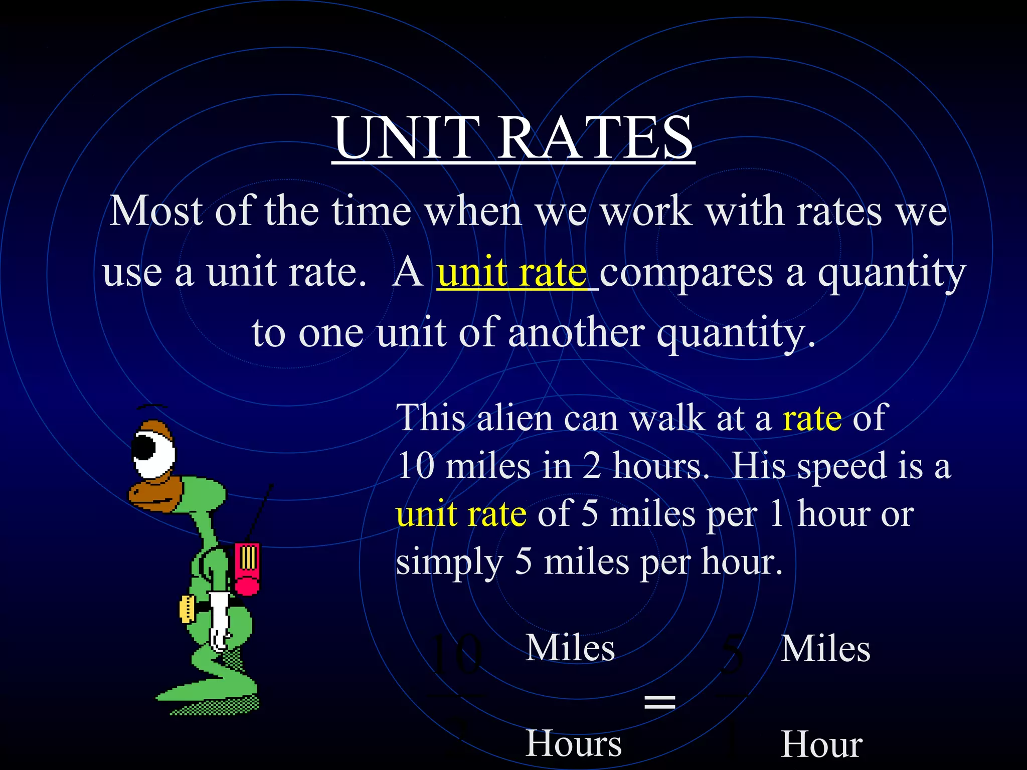 Intro to ratios, rates, and unit rates | PPT