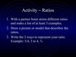 Intro to ratios, rates, and unit rates | PPT