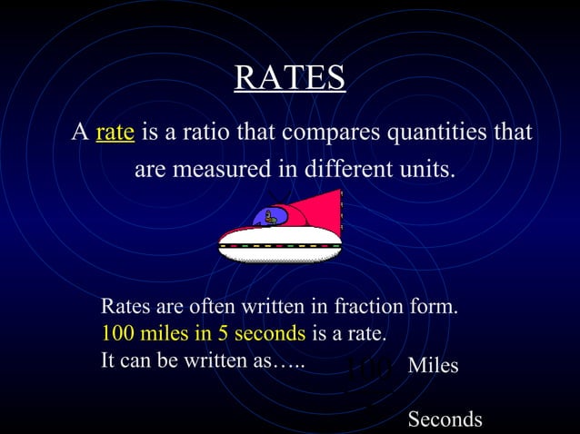 Intro to ratios, rates, and unit rates | PPT