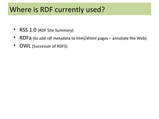 Introduction to RDF | PPT
