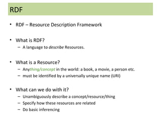 Introduction to RDF | PPT