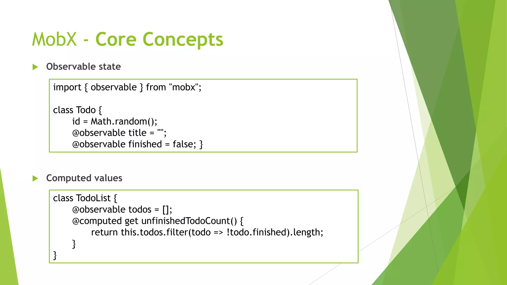 Introduction To React And Mobx Pptx Web Development Internet