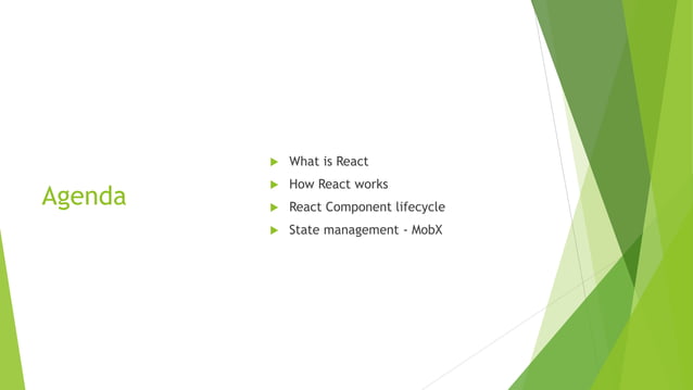 Introduction To React And Mobx Ppt 7497