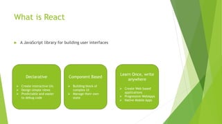 Introduction to React and MobX | PPTX | Web Development | Internet